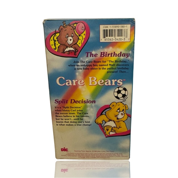 Vintage | Media | Care Bears The Birthday Animated Vhs Dic 8s Cartoons ...
